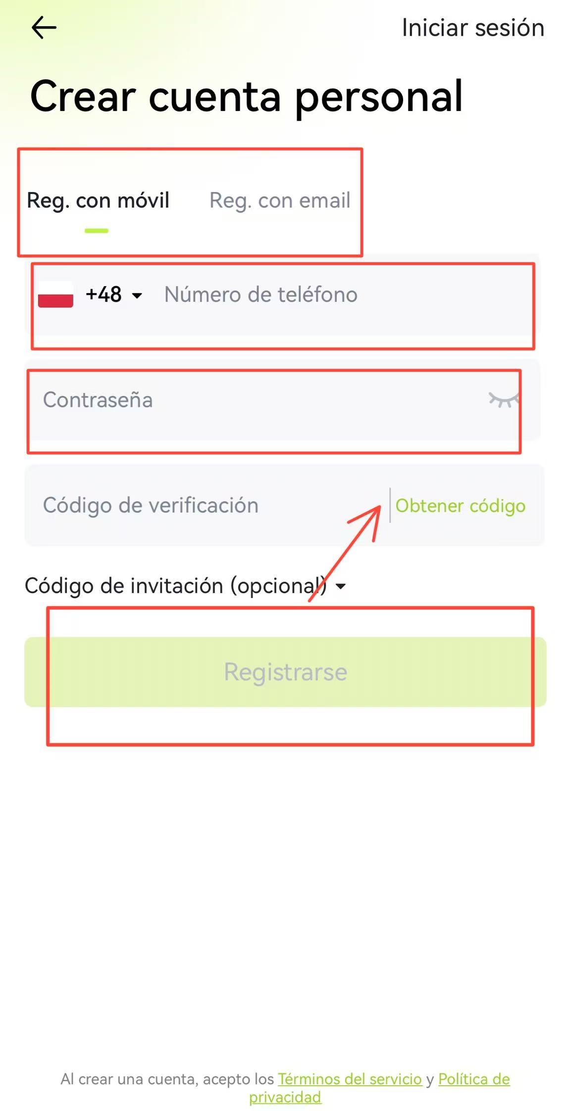 ¿Cómo registrarse en la APP de Astral? – AstralX